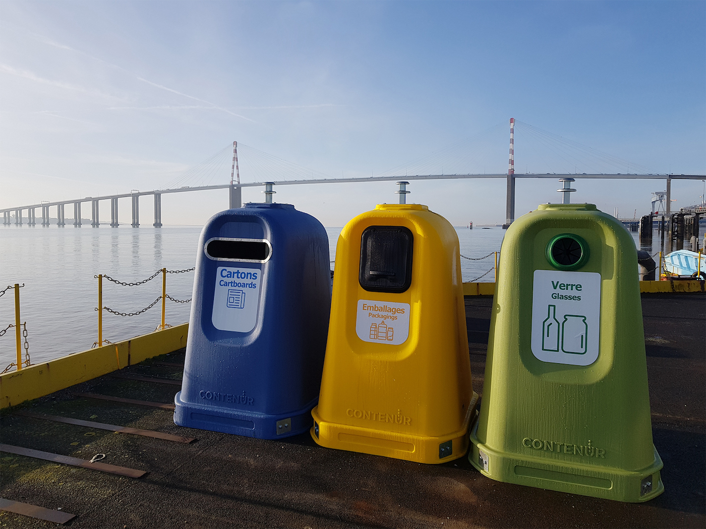 Les colonnes aériennes OPTIK de CONTENUR sont déjà une réalité dans le ...